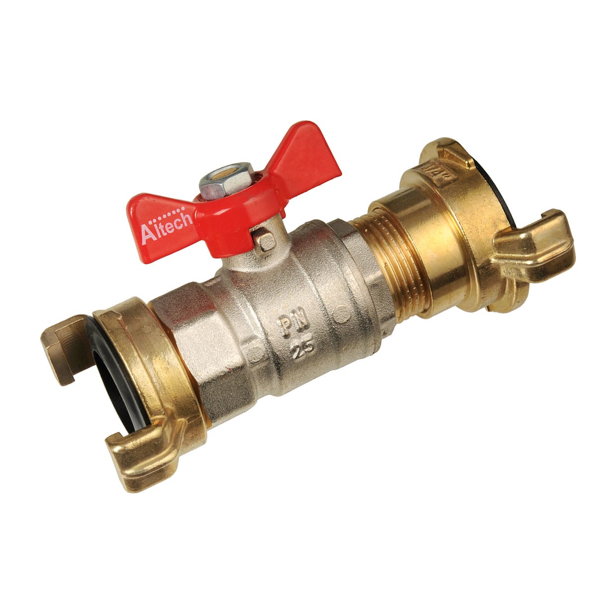 3/4" water valve with 3/4" geka couplings int-ext - Emerald Tools and ...